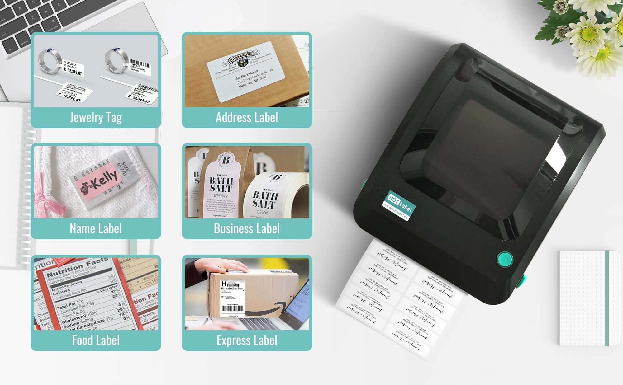 Hotlabel A300 300DPI Thermal Label Printer – HotLabel